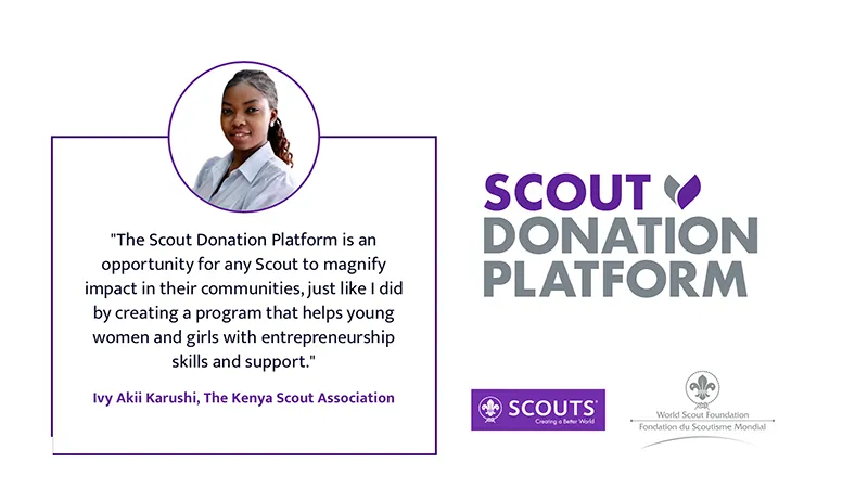 Explore the new Scout Donation Platform! | World Scout Foundation