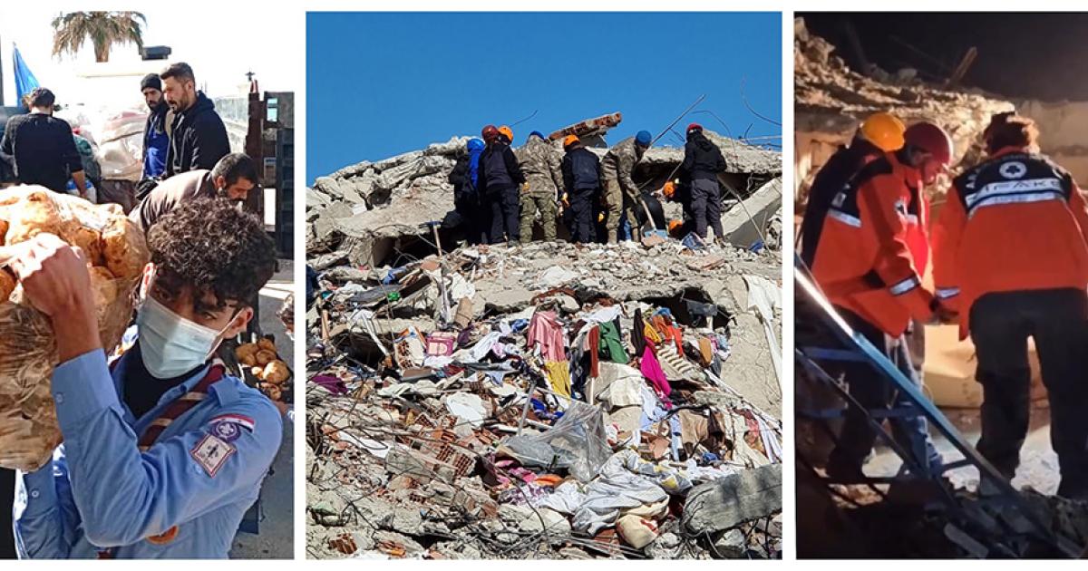 Scout solidarity in Türkiye and Syria | World Scout Foundation